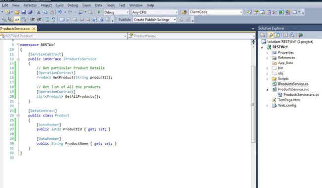 Rest Based API Using WCF Services